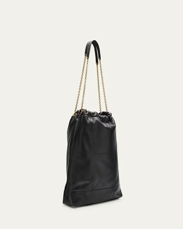Saint Laurent Jamie Large Pochon Shoulder Bag - Noir