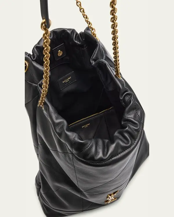 Saint Laurent Jamie Large Pochon Shoulder Bag - Noir
