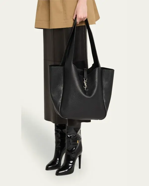 Saint Laurent Jamie Large Pochon Shoulder Bag - Noir