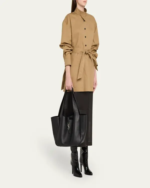 Saint Laurent Jamie Large Pochon Shoulder Bag - Noir