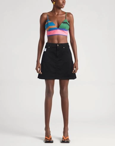 Versace Flared Denim Mini Skirt