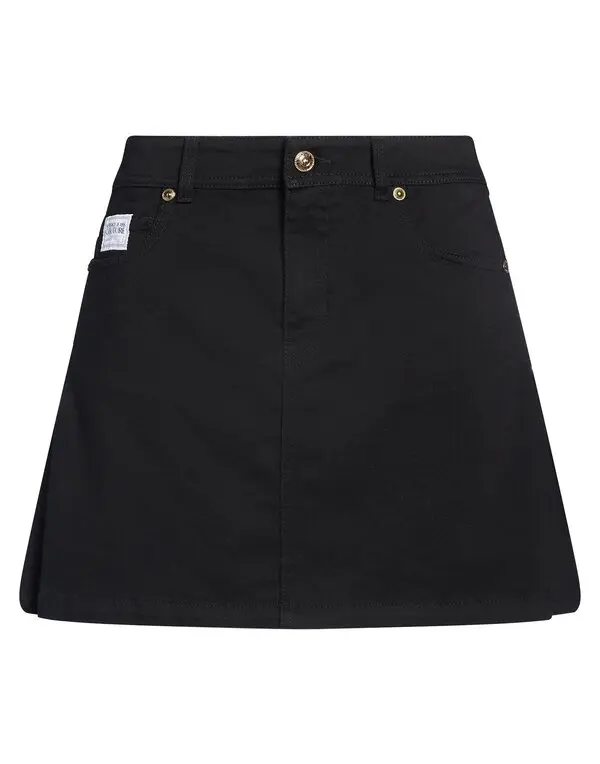 Versace Flared Denim Mini Skirt