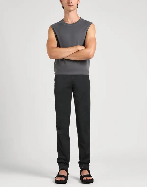 BERWICH Pants Size Cotton, Elastane - Black