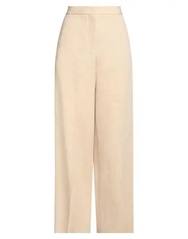 Fabiana Filippi Wide-leg Linen Blend Pants - Beige
