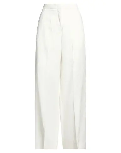 Fabiana Filippi Wide-leg Linen Blend Pants - White