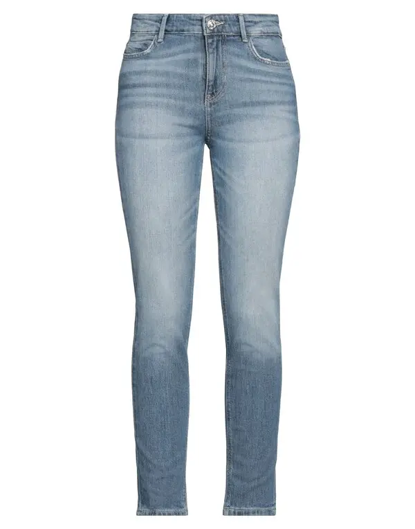 Guess Skinny Jeans In Medium Wash Denim - Blue