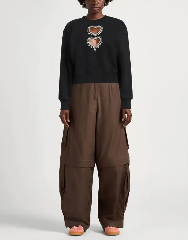 Sandro Cotton-blend Fleece Sweatshirt