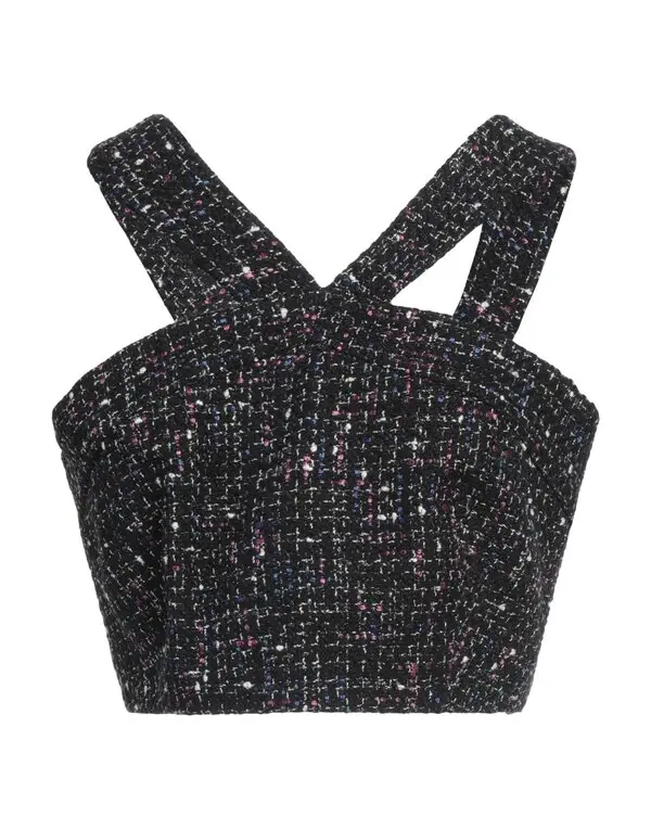Sandro Tweed Crop Top