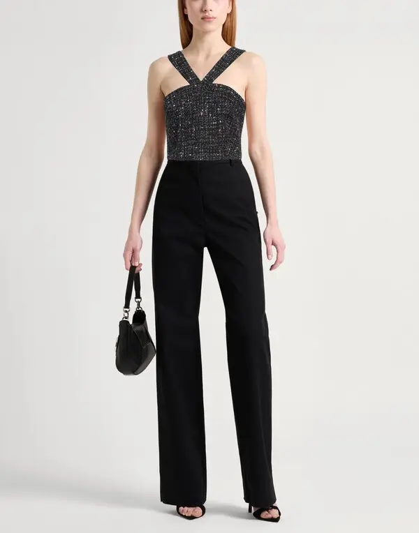 Sandro Tweed Crop Top
