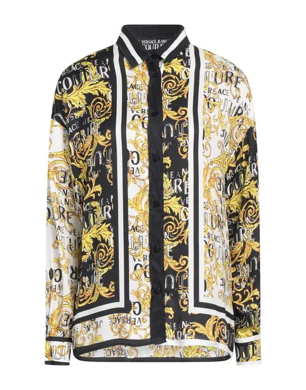 Versace Signature Print Twill Shirt