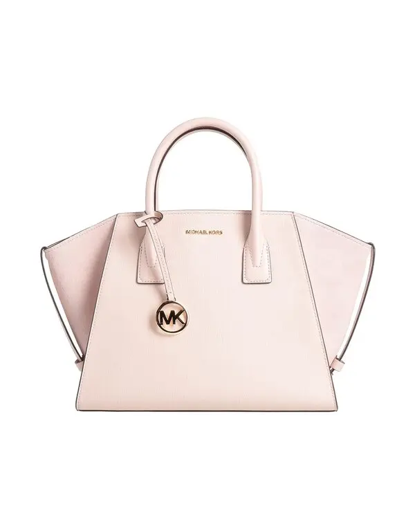 Michael Kors Pebbled Leather Tote With Suede Details