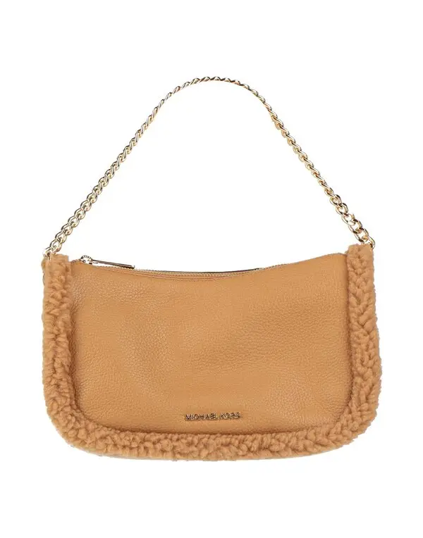 Michael Kors Shearling Trimmed Baguette Bag