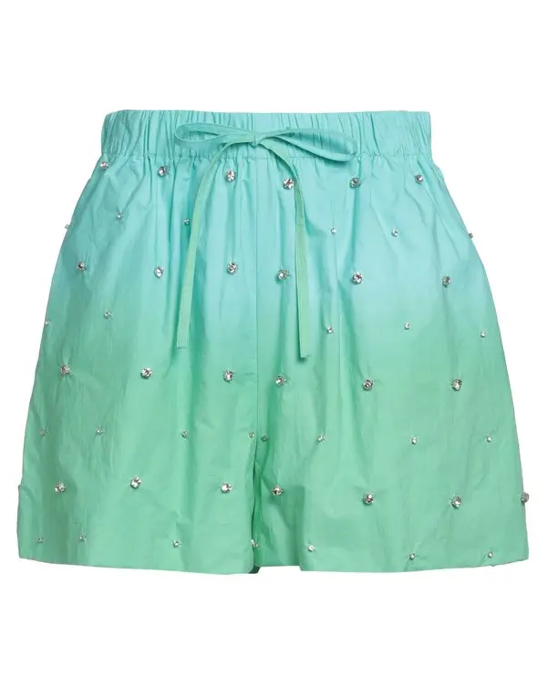 Sandro Embellished Tie-dye Cotton Shorts