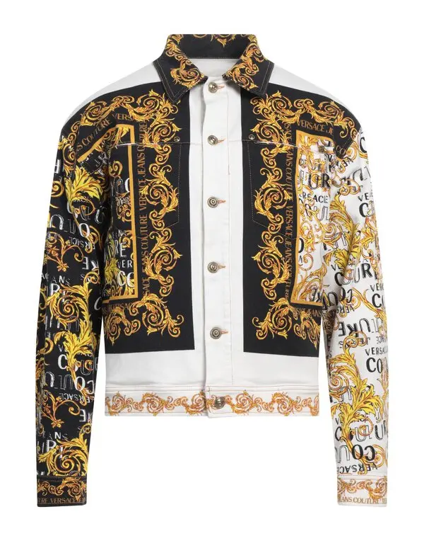 Versace Denim Trucker Jacket - White