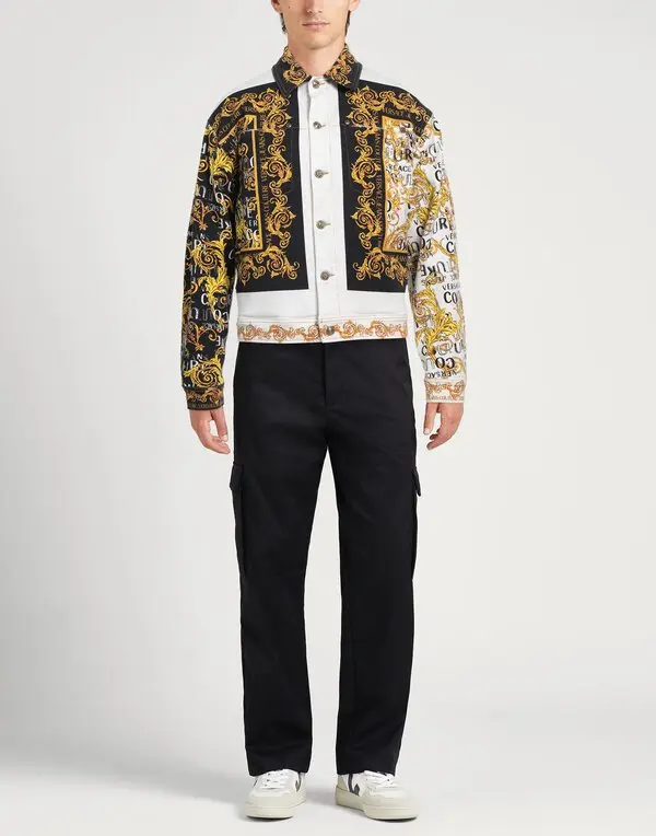 Versace Denim Trucker Jacket - White