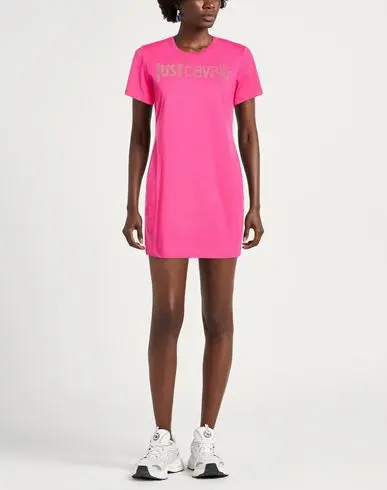 Just Cavalli Mini T-shirt Dress - Fuchsia