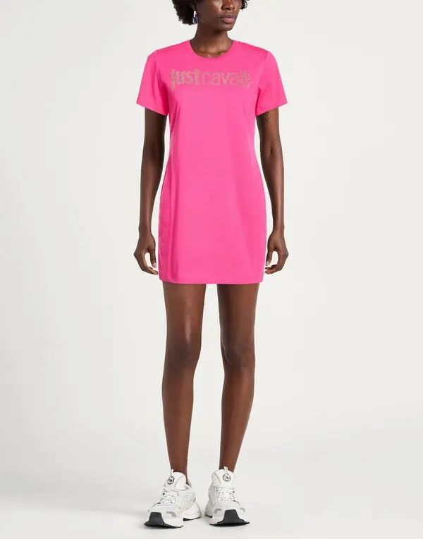 Just Cavalli Mini T-shirt Dress - Pink
