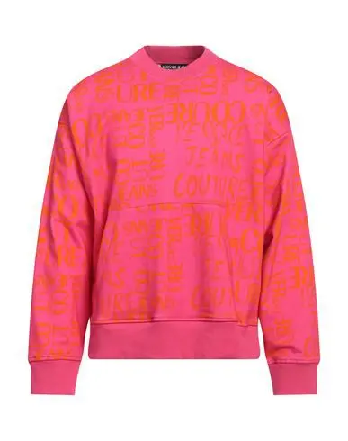 Versace French Terry Logo Sweatshirt - Fuchsia
