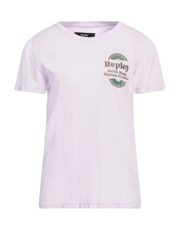 REPLAY T-shirt With Appliqués
