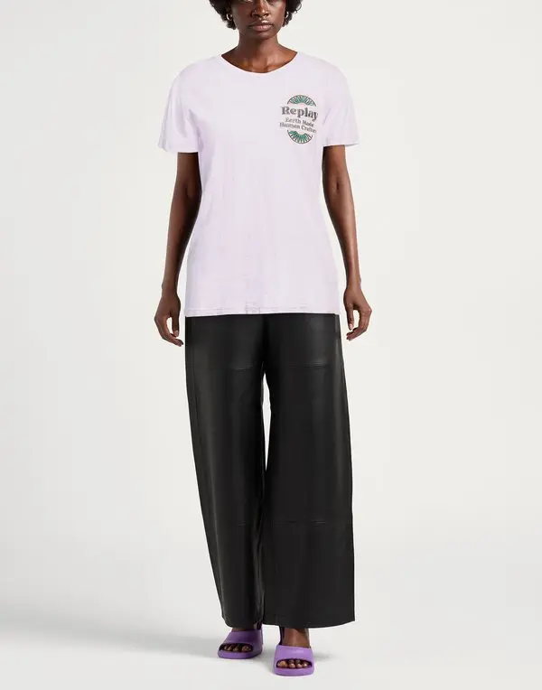 REPLAY T-shirt With Appliqués