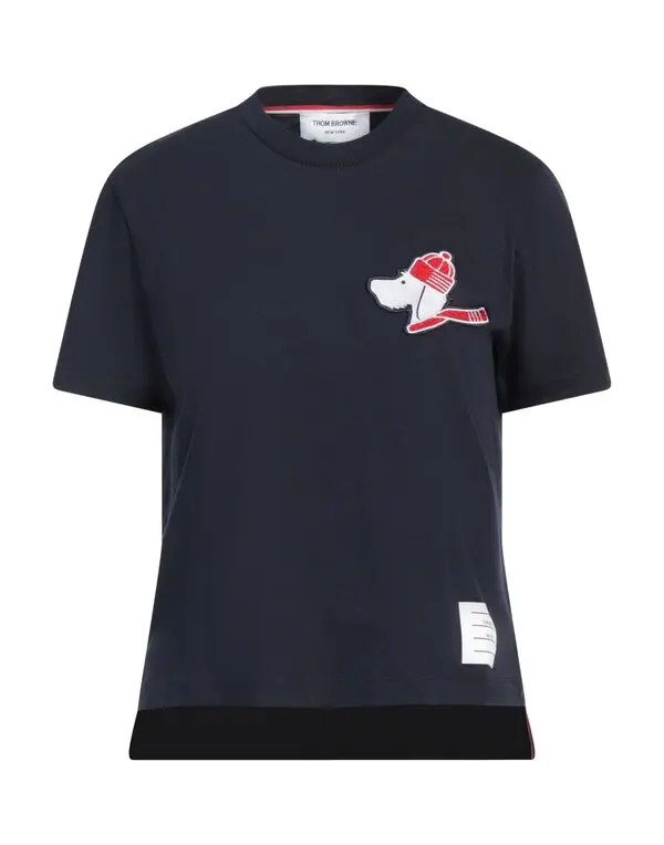 Thom Browne Jersey T-shirt With Appliqués
