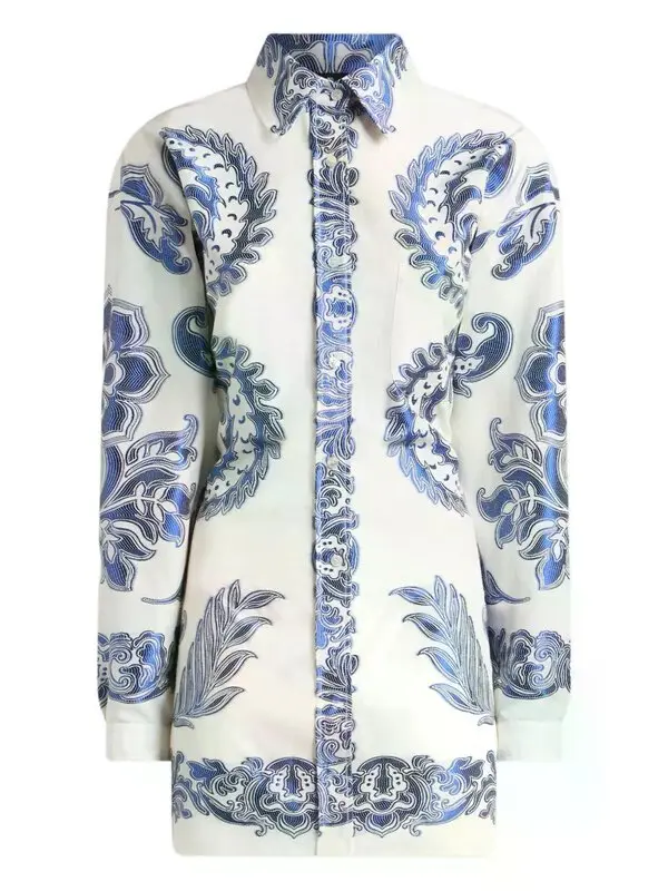 Etro Floral-print Shirt - White