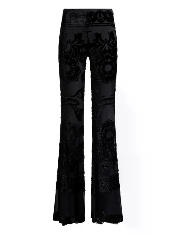 Etro Floral Flared Trousers