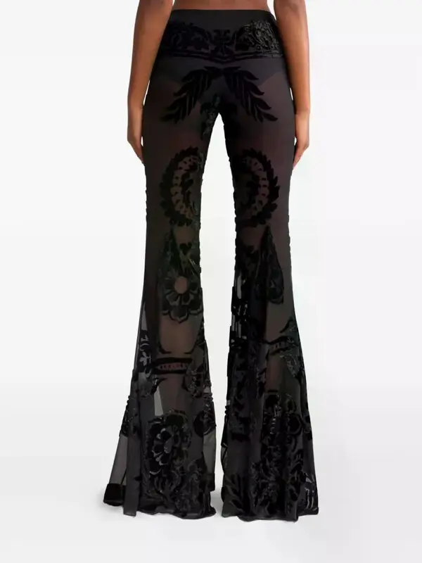 Etro Floral Flared Trousers