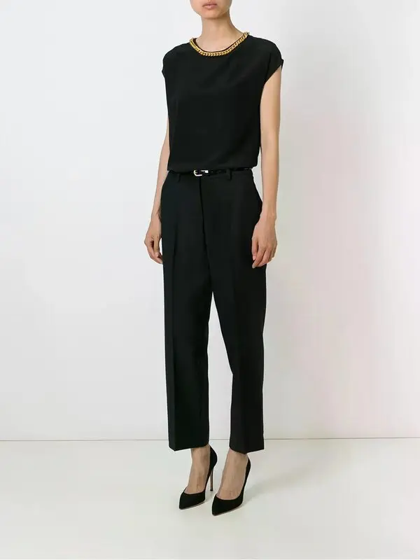 Moschino Straight Fit Tailored Trousers