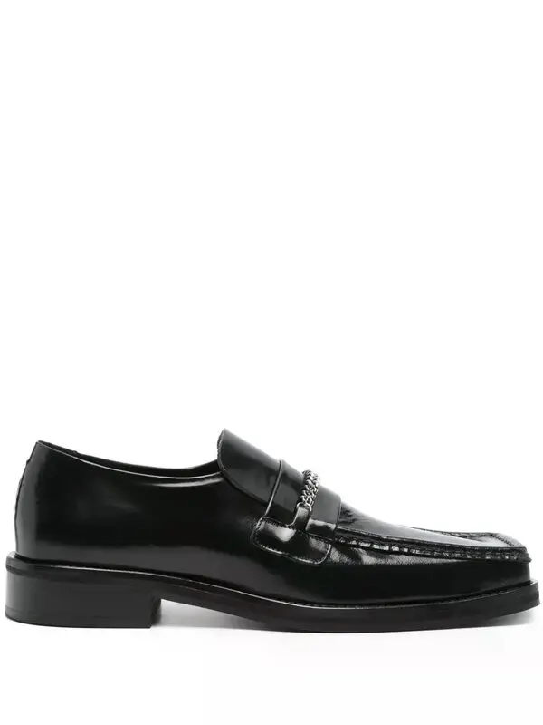 Martine Rose Square-toe Loafers - Black