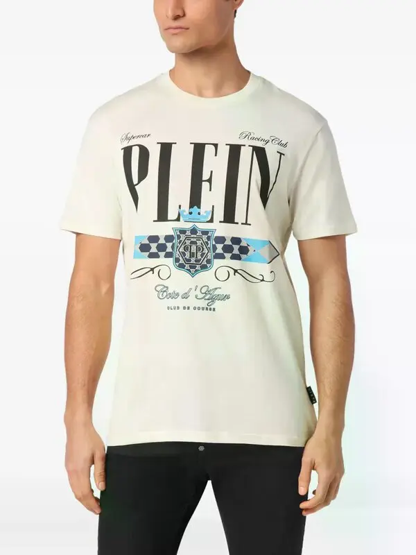Philipp Plein Plein Stemma T-shirt - Neutrals