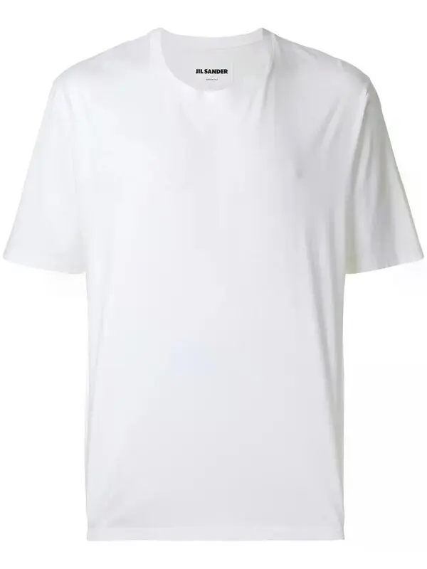 JIL SANDER Half Sleeve T-shirt - White