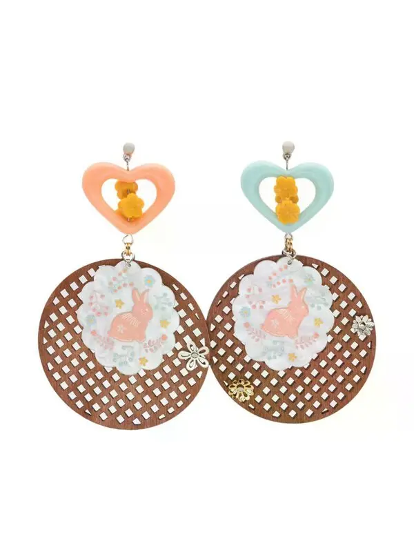 AMIR SLAMA Duck Motif Drop Earrings