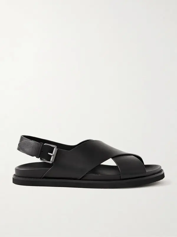 Polo Ralph Lauren Zane Oiled-leather Sandals