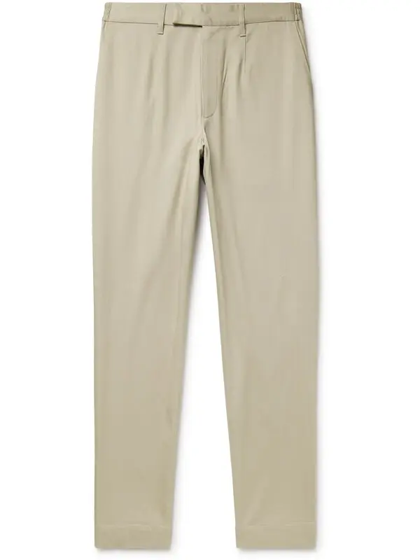 Purdey Straight-leg Stretch-lyocell Twill Chinos