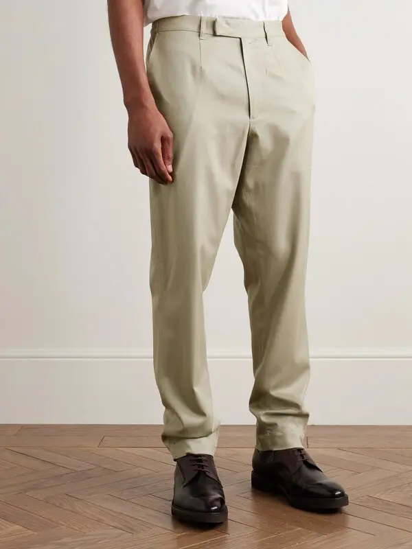 Purdey Straight-leg Stretch-lyocell Twill Chinos
