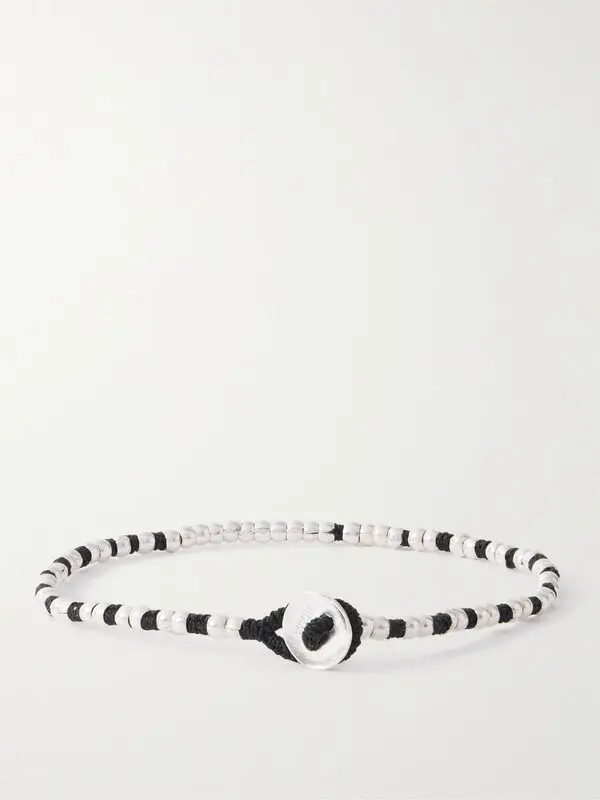 MIKIA Sterling Silver Beaded Bracelet