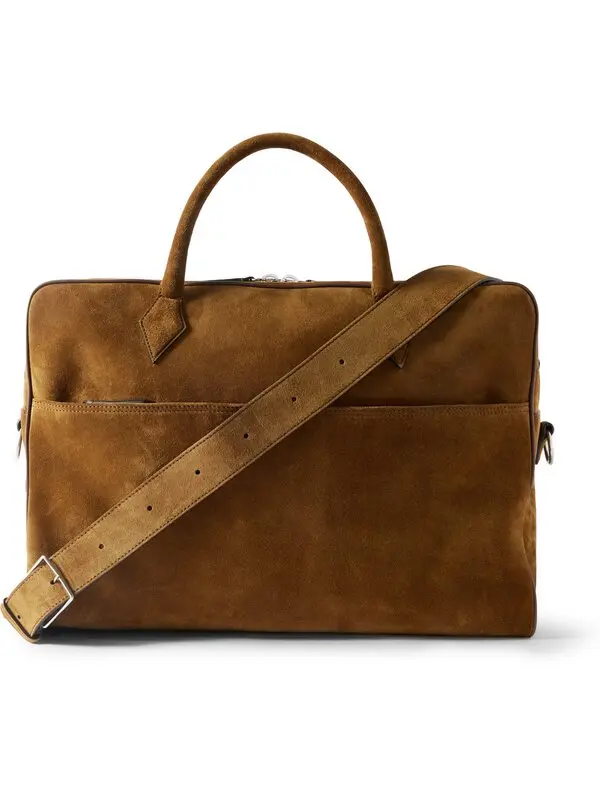 METIER Closer Two Day Suede Holdall - Brown