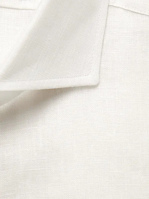 FAVOURBROOK Bridford Cutaway-collar Linen Shirt