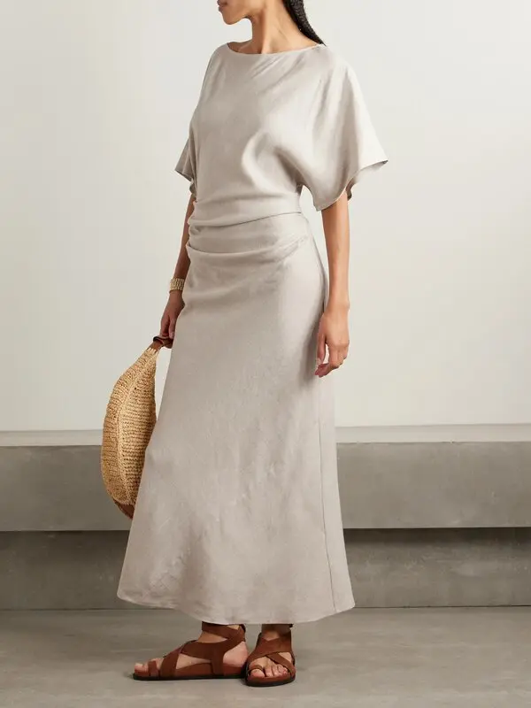 Staud Amelie Maxi Dress In Ecru - 40% Off | Editorialist