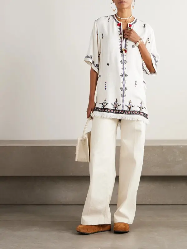 MARANT ETOILE Kressy Embroidered Tunic