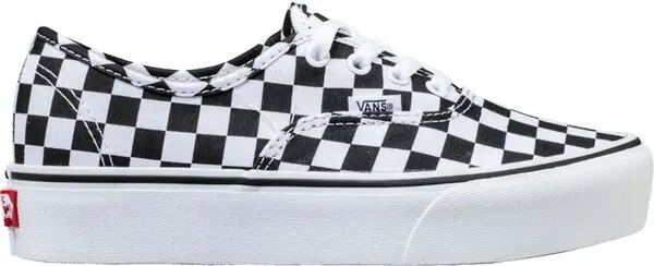 VANS Authentic Platform Sneakers - Checkerboard/true White