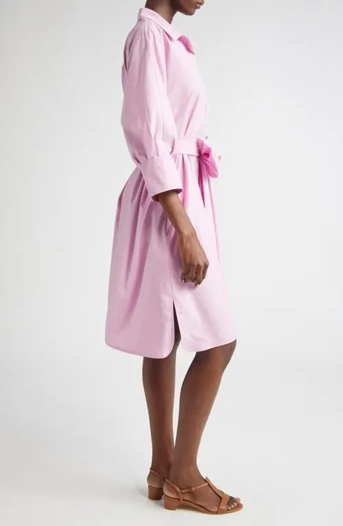 Max Mara Tabata Belted Cotton Shirtdress