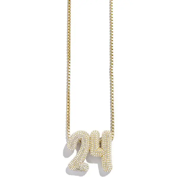 Baublebar Lucky Number Bubble Necklace - Clear