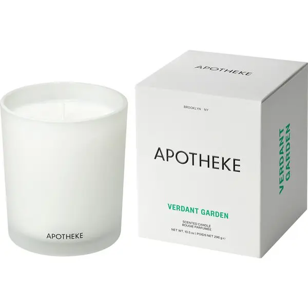 APOTHEKE Verdant Garden Classic Scented Candle - White