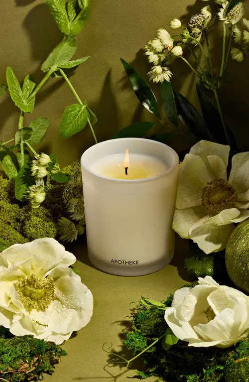 APOTHEKE Verdant Garden Classic Scented Candle - White