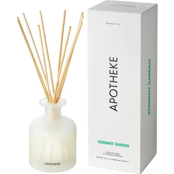 APOTHEKE Verdant Garden Reed Diffuser - Translucent