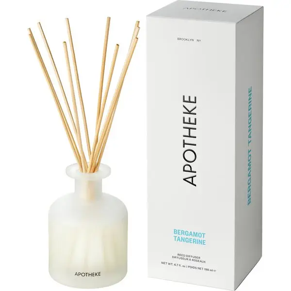 APOTHEKE Bergamot Tangerine Reed Diffuser - Translucent