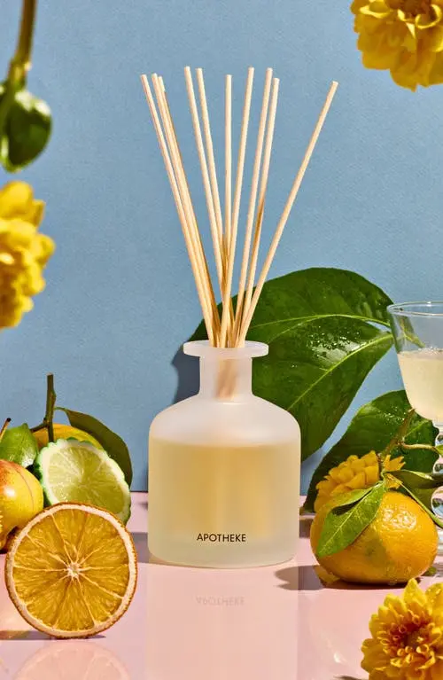 APOTHEKE Bergamot Tangerine Reed Diffuser - Translucent