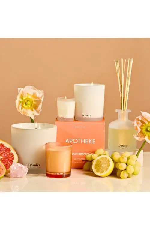 APOTHEKE Sea Salt Grapefruit Petite Scented Candle - Orange